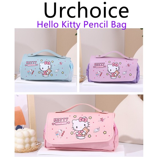 [READY STOCK] Hello Kitty Pencil Case For Kids Student Pencil Box Hello ...