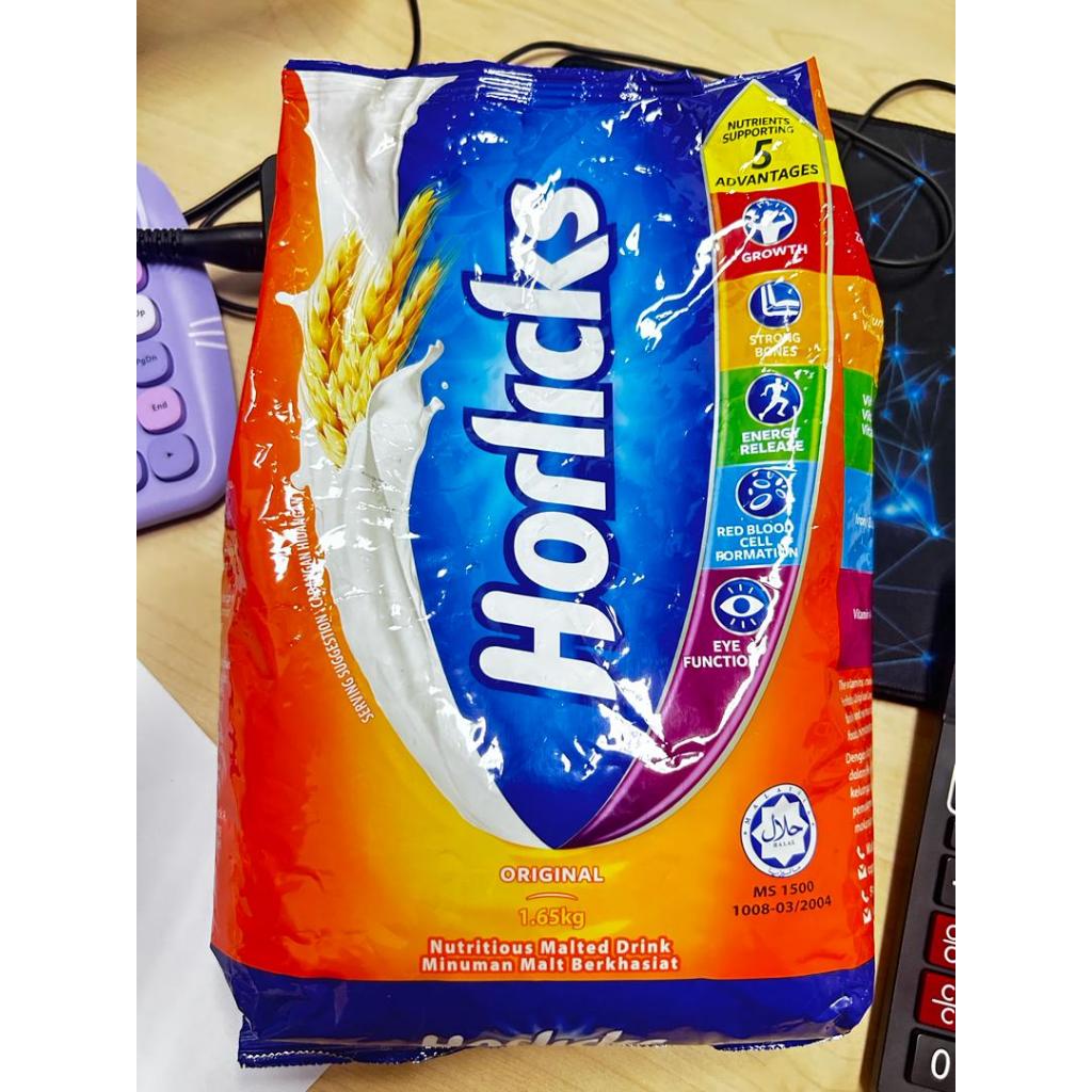 Horlicks Original Powdered Malt Drink Refill Pack 1.65KG | Shopee Malaysia