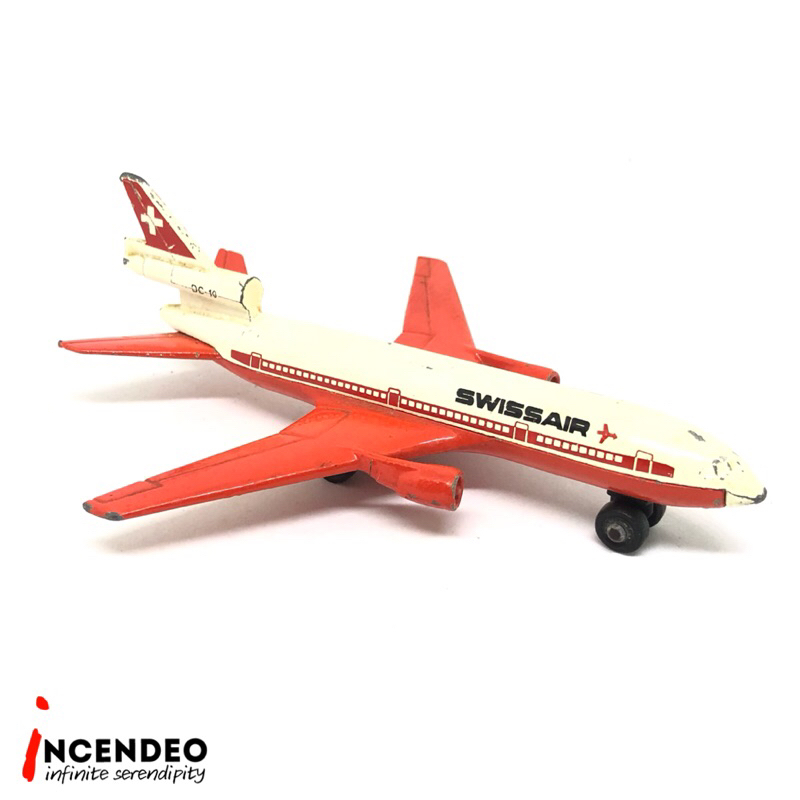 Vintage Lesney England Matchbox SwissAir McDonnell Douglas DC-10 ...