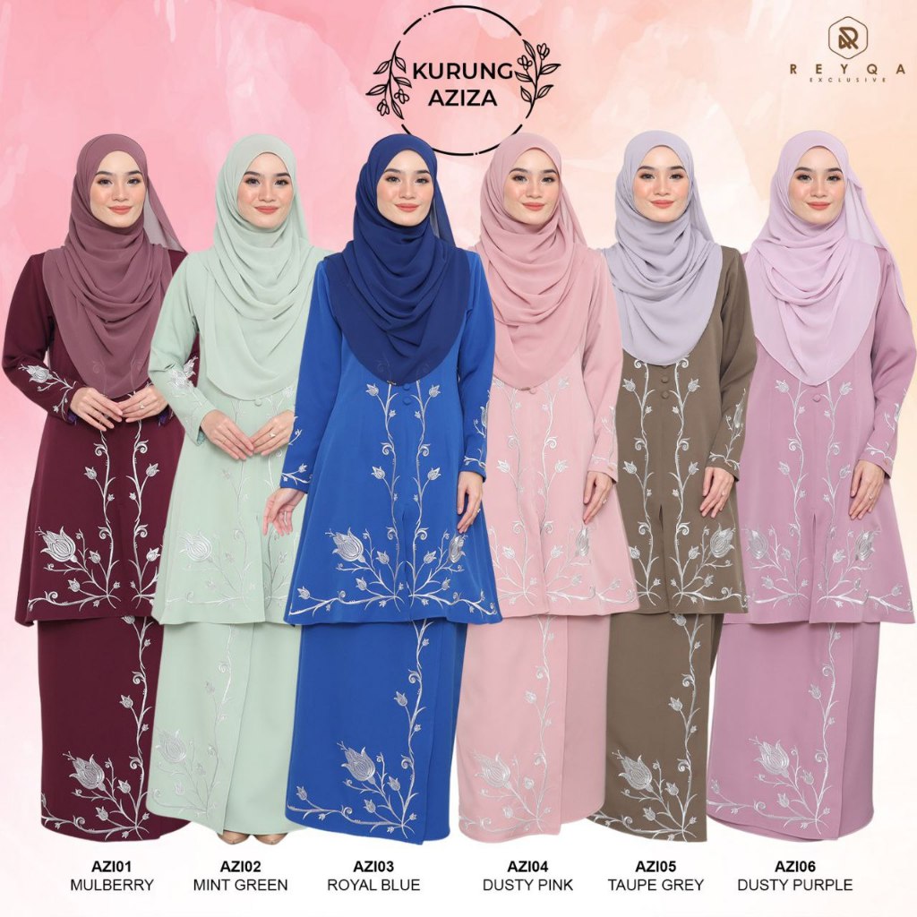KURUNG AZIZA BF MENYUSU NURSING WUDHU' FRIENDLY MULBERRY MINT GREEN ...