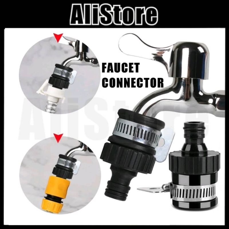 ALi Water Faucet Hose Connector ,Quick Connect Fitting Tap Adapter for ...