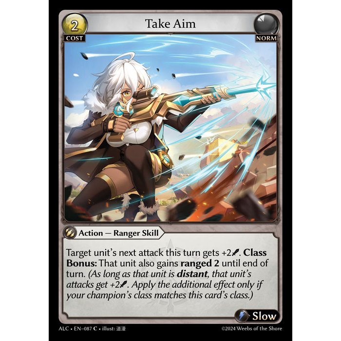 Grand Archive TCG Alchemical Revolution ALC • EN — 087 Take Aim Common Non Foil | Shopee Malaysia