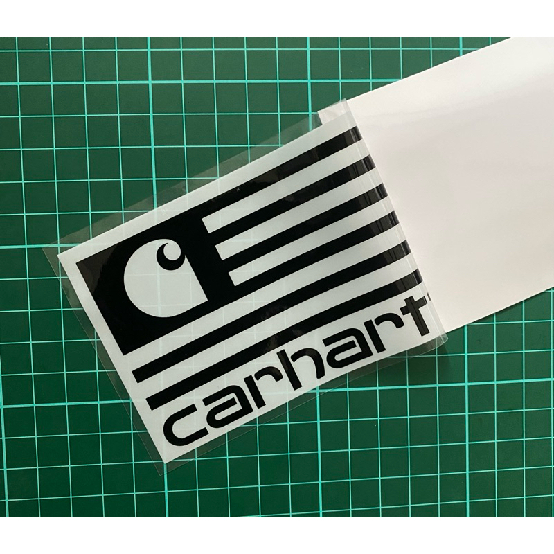 Official Carhartt Flag Black White Car Sticker | Shopee Malaysia