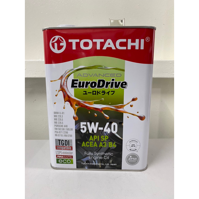 (oil change provided)Totachi 5W40 fully synthetic engine oil for euro ...