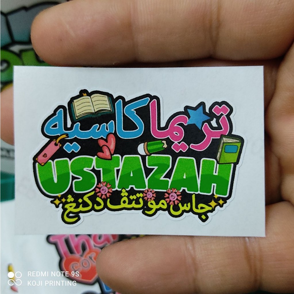 STICKER UCAPAN UNTUK GURU / THANK YOU TEACHER/TERIMA KASIH CIKGU/TERIMA ...
