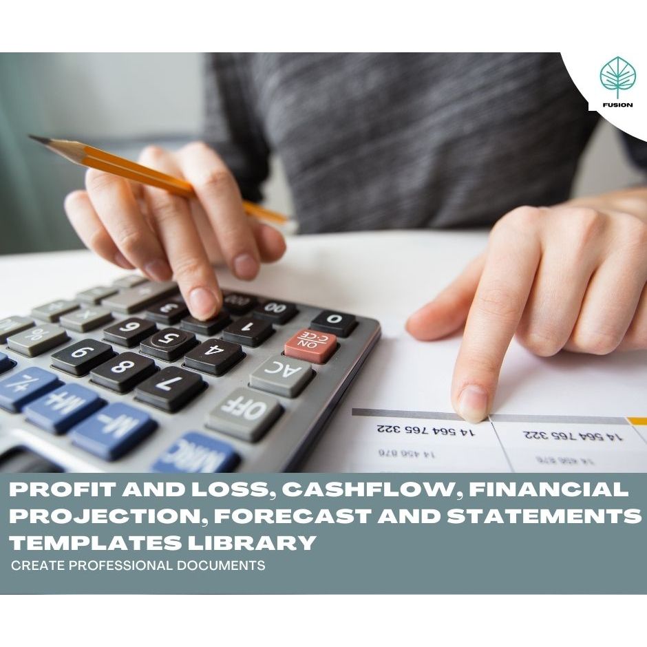 All-in-One Financial Template: Profit & Loss, Cash Flow, Budget, Income ...