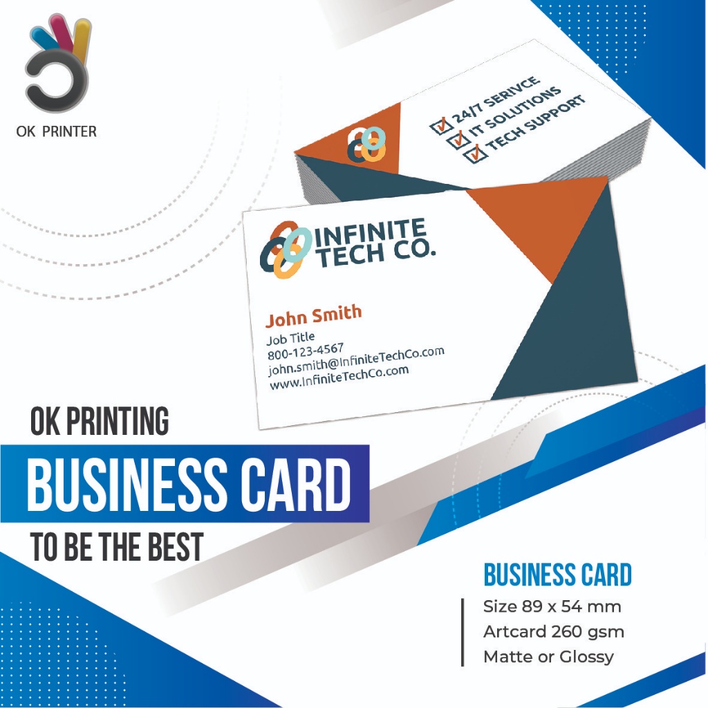 Double sided Business Card / Name Card Printing (ONLY PRINTING ...