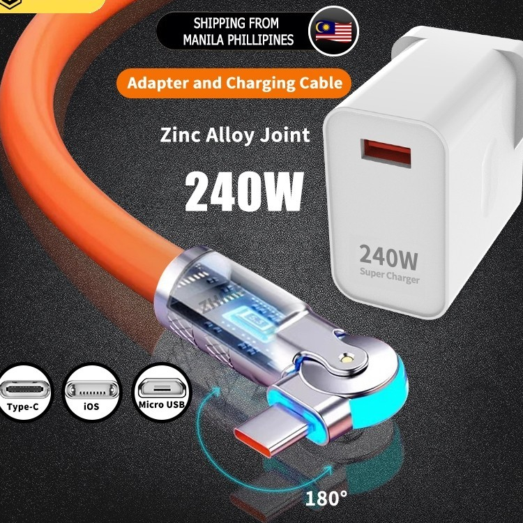 Fast Charger Type-C Cable for Android Micro USB iOS Fast Charging Kabel ...