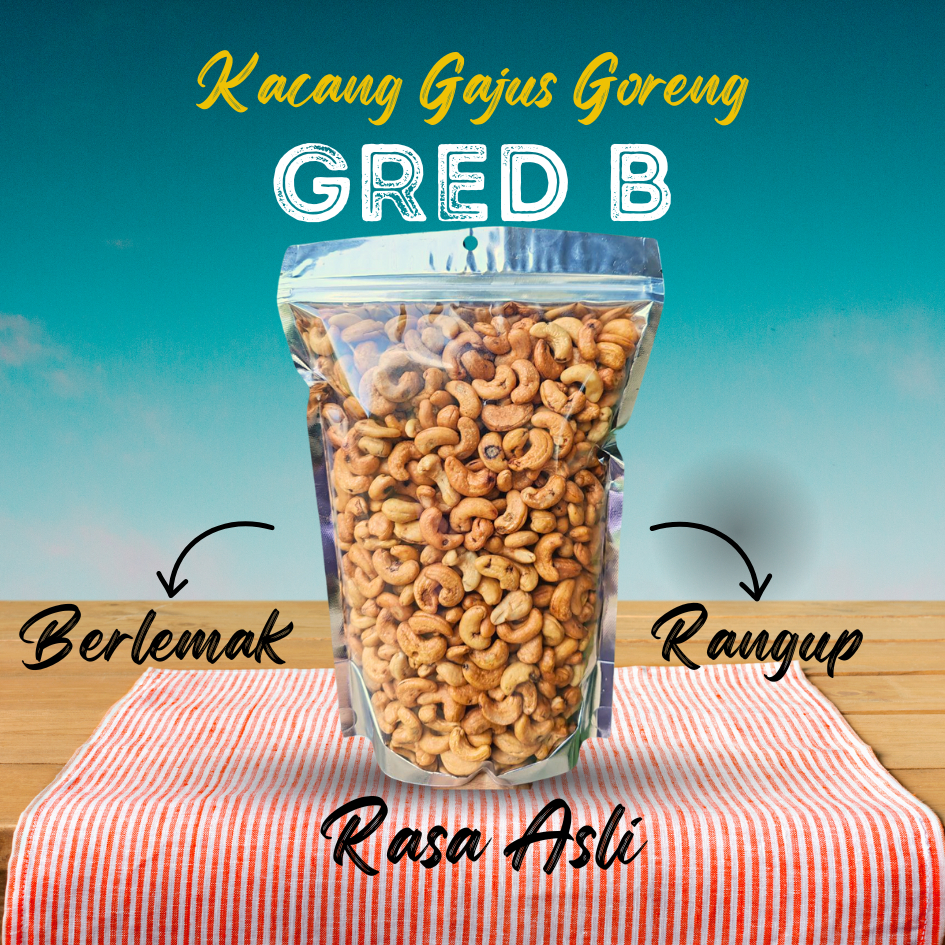 KACANG GAJUS GORENG (GRED B) by AIFA | Snacks Food | CASHEW NUT | Gajus ...