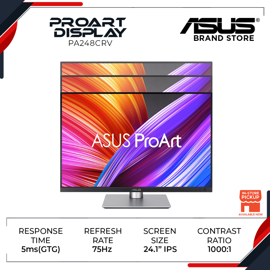 ASUS ProArt Display PA248CRV Professional Monitor – 24.1-inch, IPS, 16: ...