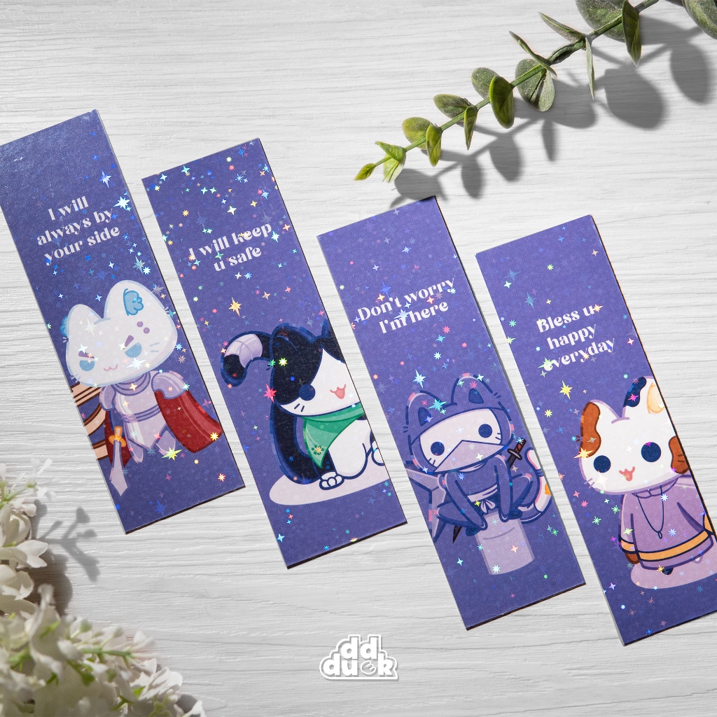 Meow Cute Book Mark | Knight Meow | Enchanter Meow | Ninja Meow ...