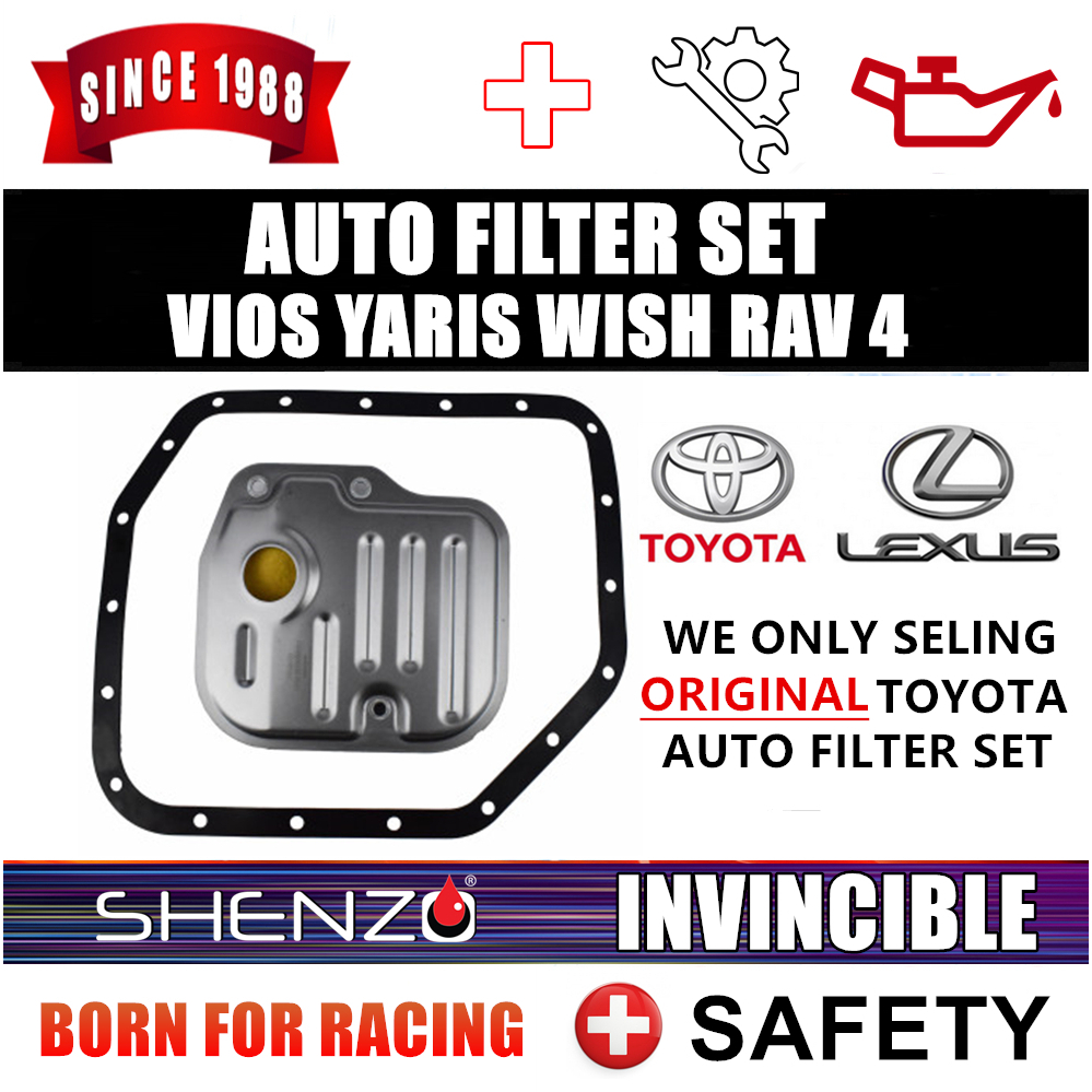 Auto filter set ORIGINAL TOYOTA VIOS NCP42 NCP93 NCP150 YARIS NCP91 ...