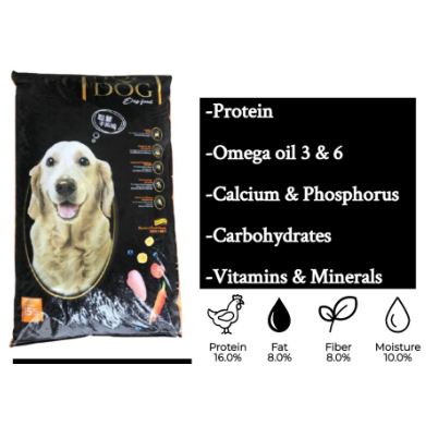 HQ Dog Food Chicken Fruit Flavour & Salmon Fruits Flavour/ Makanan ...