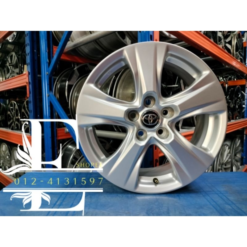 USED SPORT RIM 17 INCH ORIGINAL TOYOTA RM840 4PC INNOVA CAMRY VELLFIRE ...