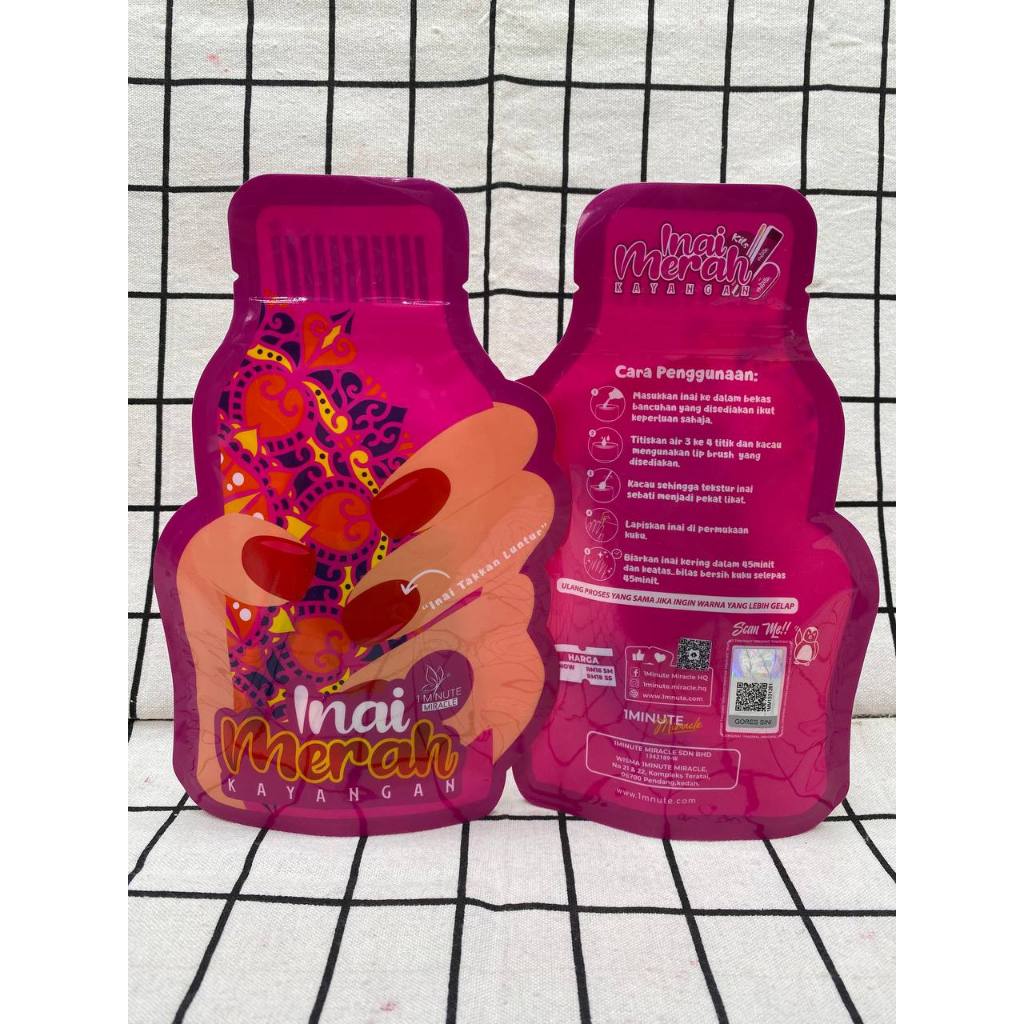INAI MERAH KAYANGAN 1 MINUTE MIRACLE ORIGINAL HQ | Shopee Malaysia