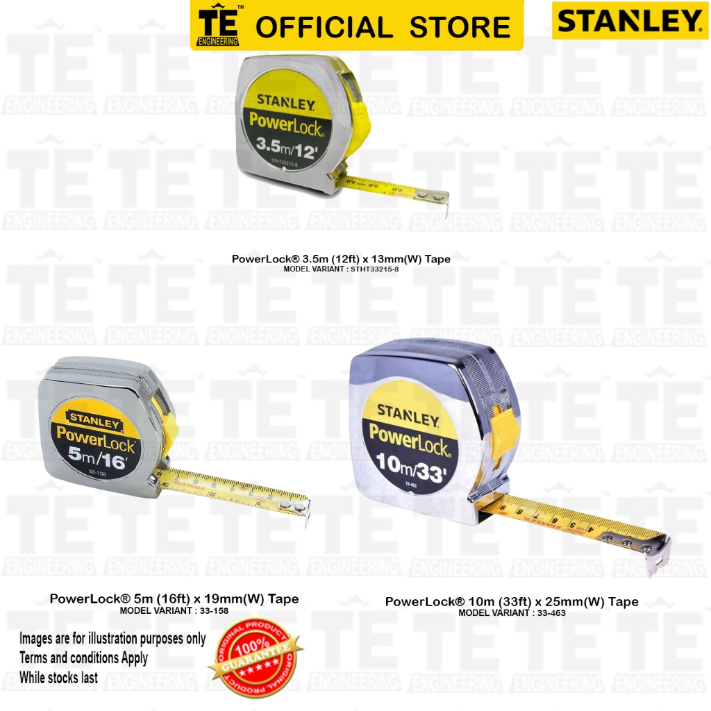 STANLEY PowerLock Measuring Tape (STHT33215/STHT33158/STHT33463 ...