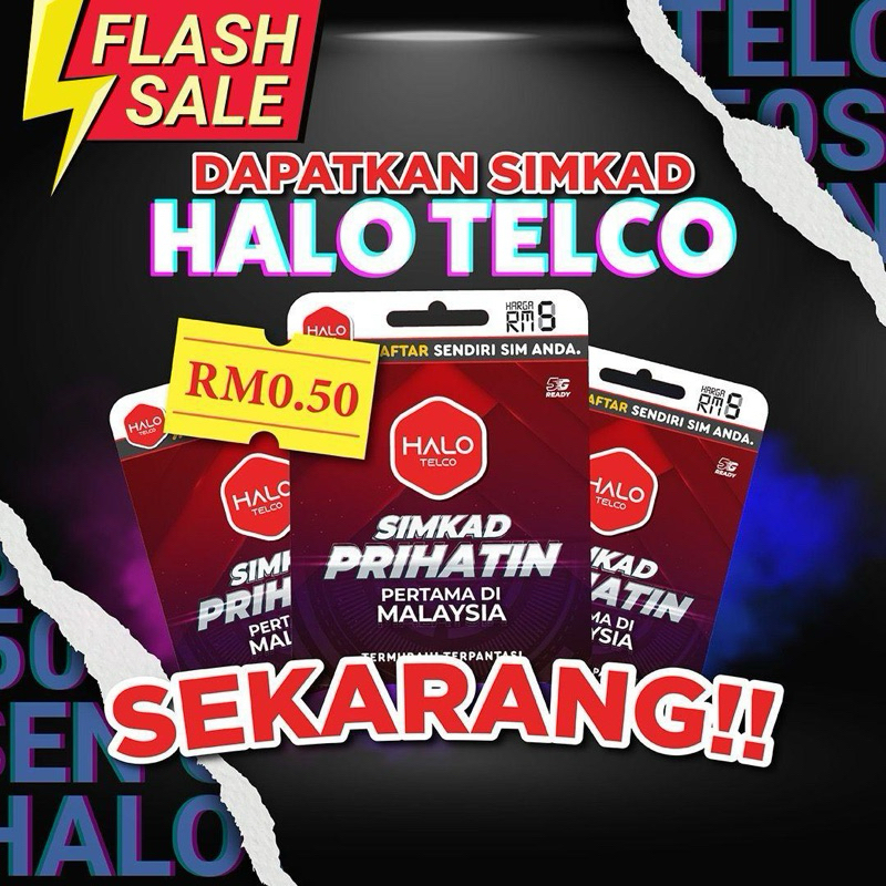 (Halo Telco Tune Talk SIM Card) 4G/5G COVERAGE CELCOM DIGI SIMKAD ...