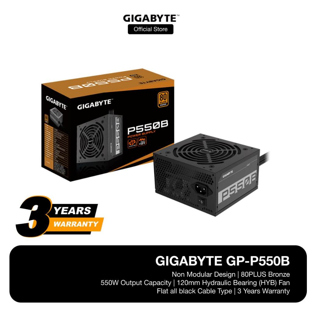 GIGABYTE 80 Plus Bronze Power Supply (550W) GP-P550B | Shopee Malaysia