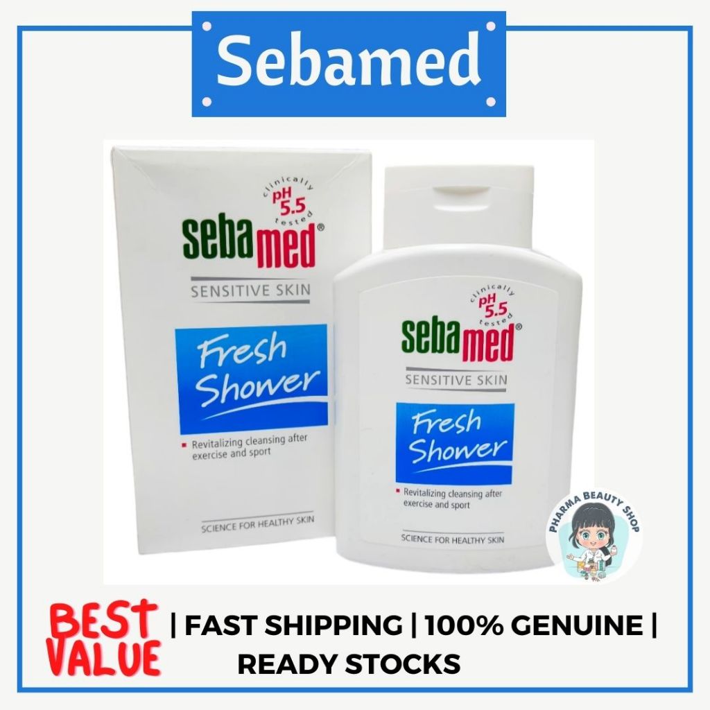 Sebamed Fresh Shower 200ml (for Sensitive Skin & for athletes AFTER ...