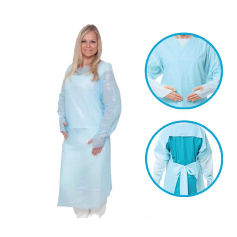 CPE APRON BLUE COLOR / APRON PELBAGAI GUNA 10PCS/20PCS | Shopee Malaysia
