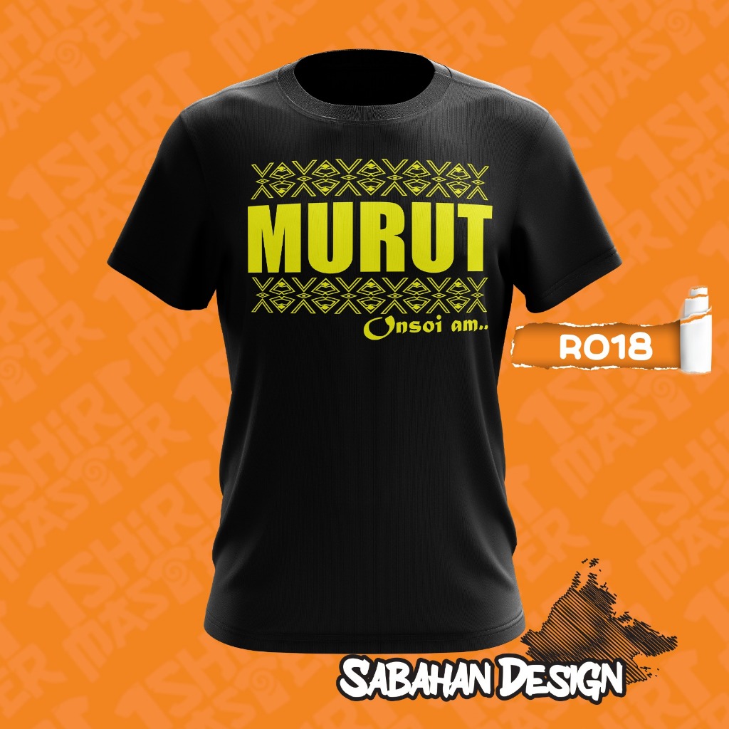 MURUT ONSOI AM SABAHAN DESIGN(R018) JERSY TSHIRT + FREE GIFT l Tshirt ...
