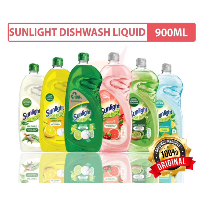 [ CARTON ] Sunlight Dishwashing Liquid 12BOTOL x 900ml | Shopee Malaysia