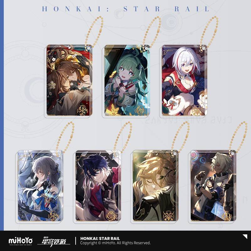 Official Honkai Star Rail Light Cone Thick Acrylic Keychain Topaz ...