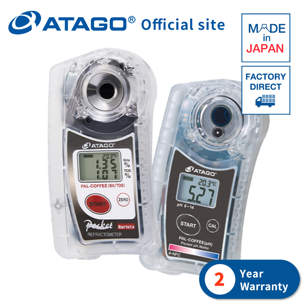 ATAGO - Digital Pocket Hand Held Refractometer / pH meter Coffee ...