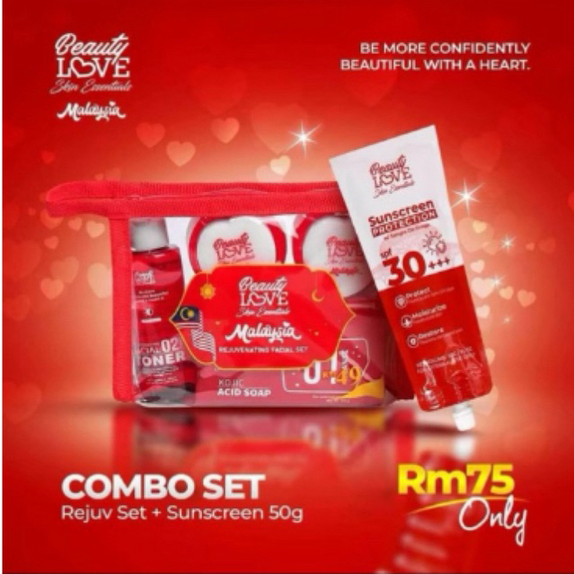 Beauty love combo set | Shopee Malaysia