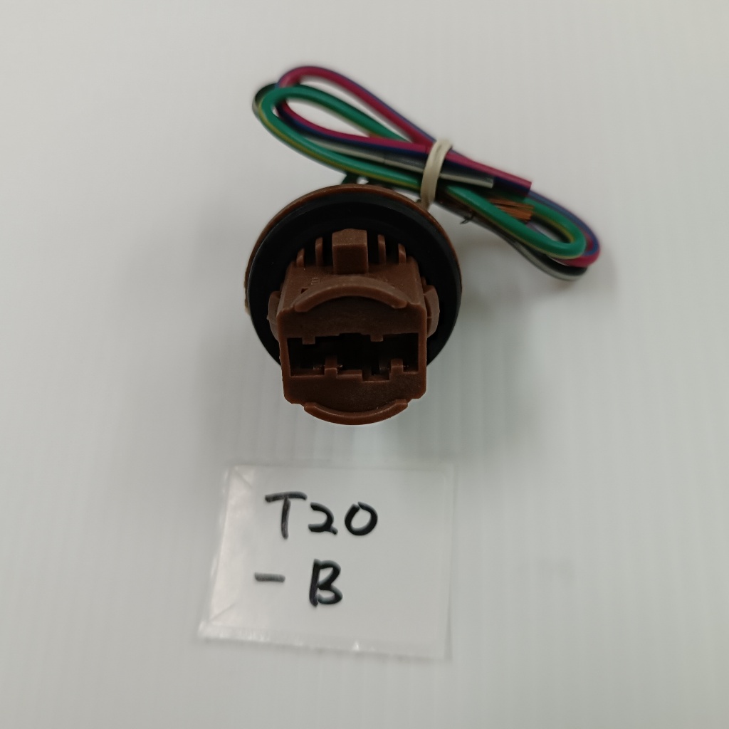 (1PCS T20-B) T20 2LEG DOUBLE PIN WITH O-RING) TAIL LAMP LIGHT BRAKE ...