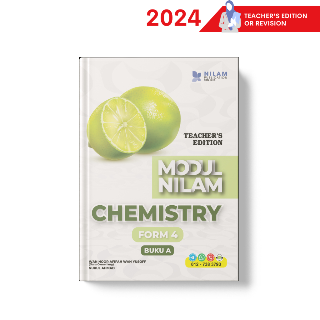 NILAM *EDISI GURU* Kimia Chemistry Tingkatan 4 (2024) Buku A B Modul Amali | Shopee Malaysia