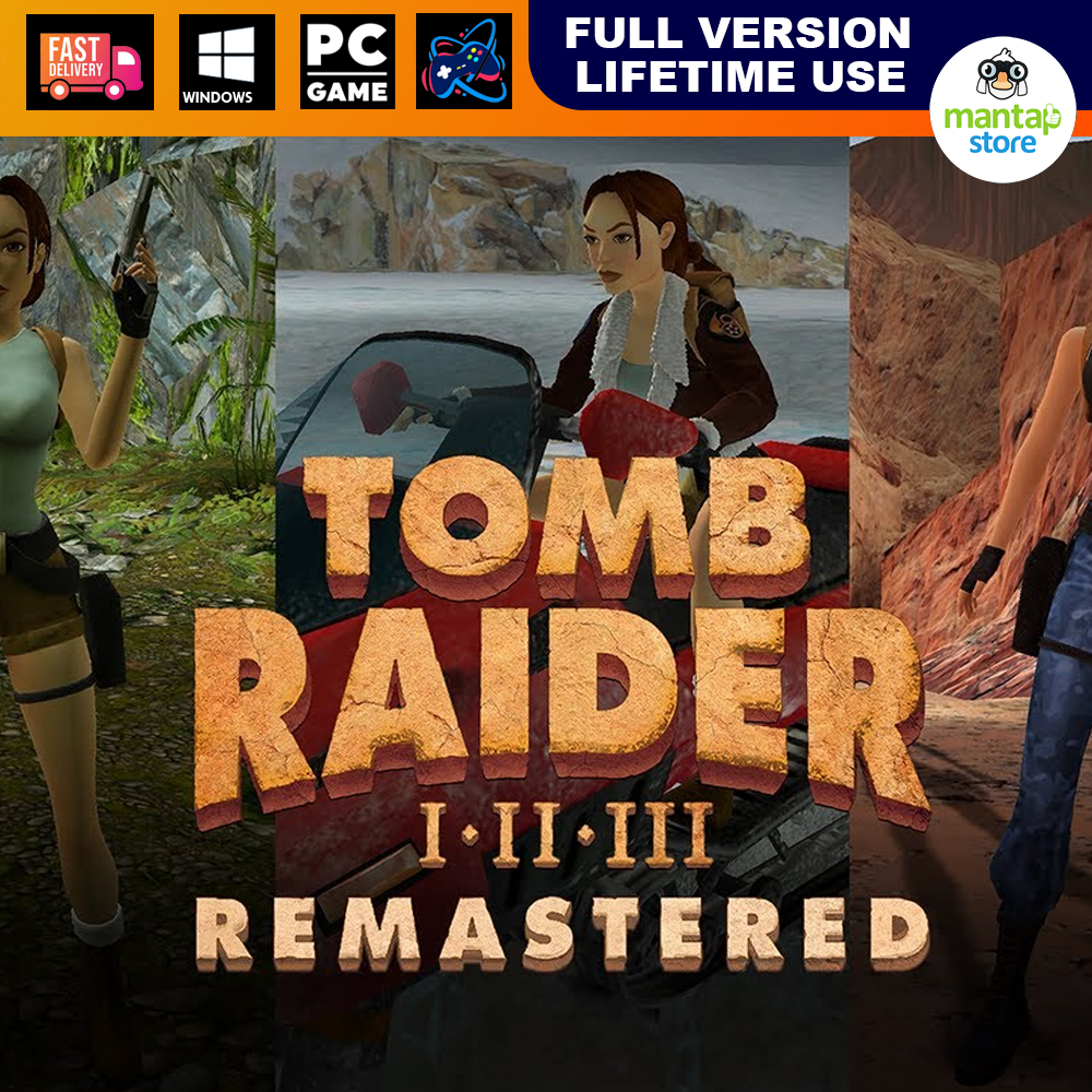 Tomb Raider I - ll - III Remastered Starring Lara Croft 🔥[ PC DIGITAL ...