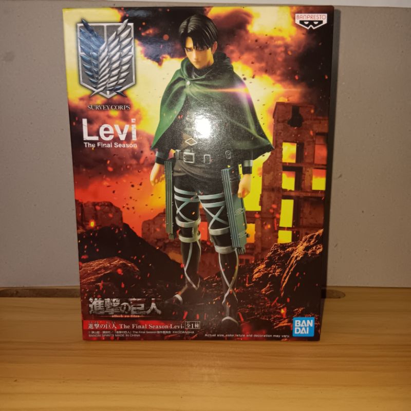 [Preloved item] Levi Ackerman Banpresto | Shopee Malaysia