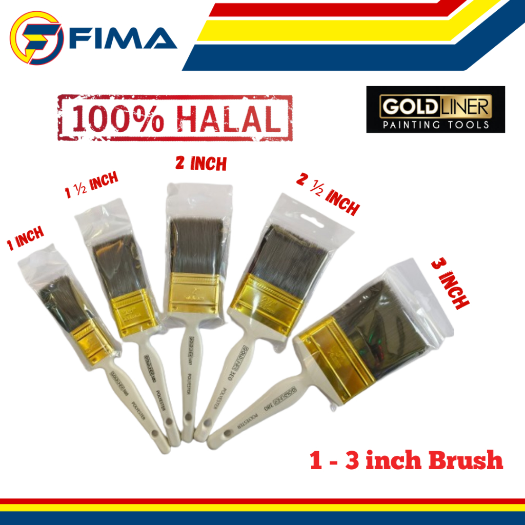 Goldliner Good Quanlity (100% HALAL) Paint Brush #380 Painting Tools ...