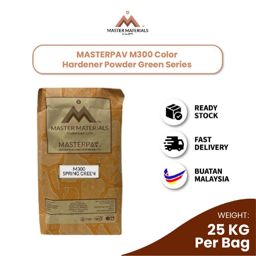 MASTERPAV Concrete Imprint Colour Hardener Powder M300 Green Series ...