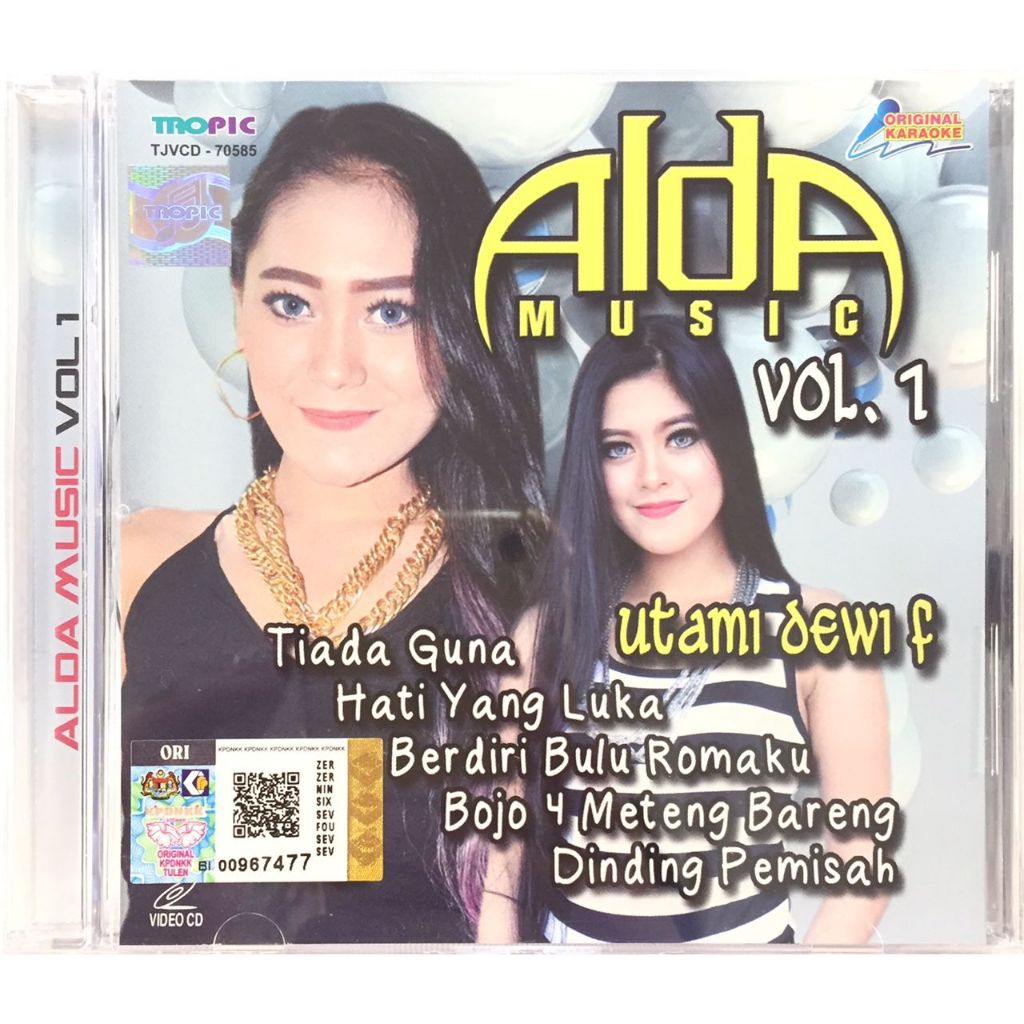 Alda Music Vol 1 (MTV KARAOKE VCD) | Shopee Malaysia