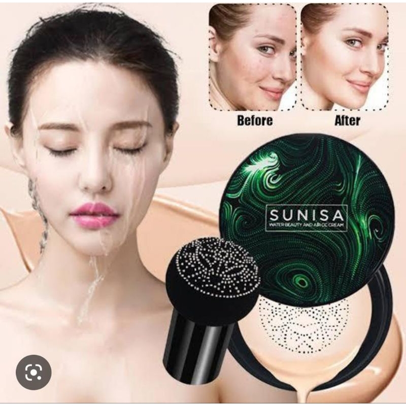 Sunisa Air Cushion Mushroom Head BB Cream Shine Moisturizing Makeup Foundation | Shopee Malaysia