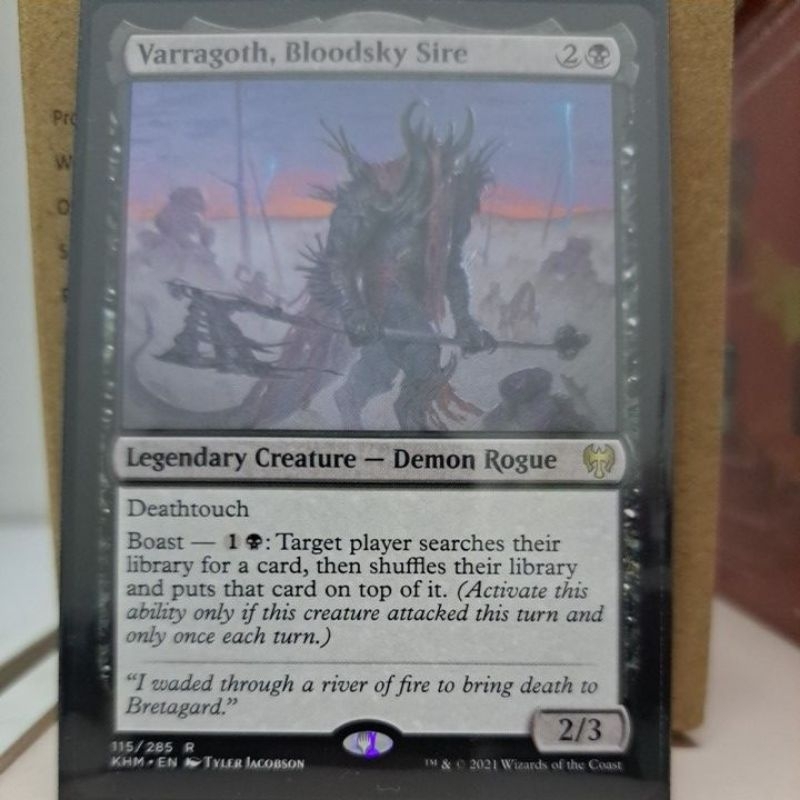 MTG Varragoth, Bloodsky Sire (KHM)(Rare) | Shopee Malaysia