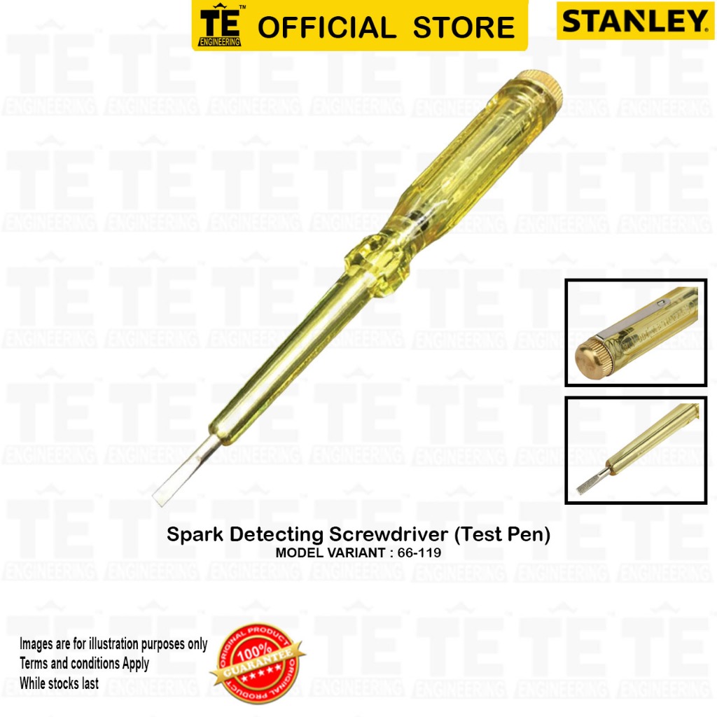 STANLEY Spark Detecting Screw driver (Test Pen) (MODEL VARIANT : 66-119 ...