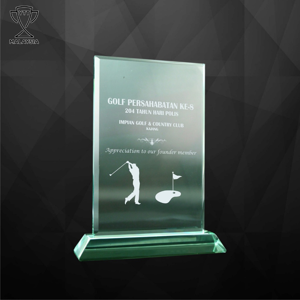9104 Crystal Glass Star Trophy Plaque (HADIAH SUKAN DAN HADIAH ANUGERAH ...
