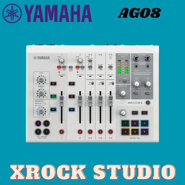 Yamaha AG08 8-channel Mixer/USB Interface for Mac/PC - Black / White ( AG-08 / AG 08 ) | Shopee ...