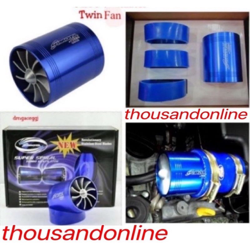 SIMOTA 2.5 INCH SUPER TWIN FAN / SINGLE FAN TURBO VENTILATOR SPINAL JET ...