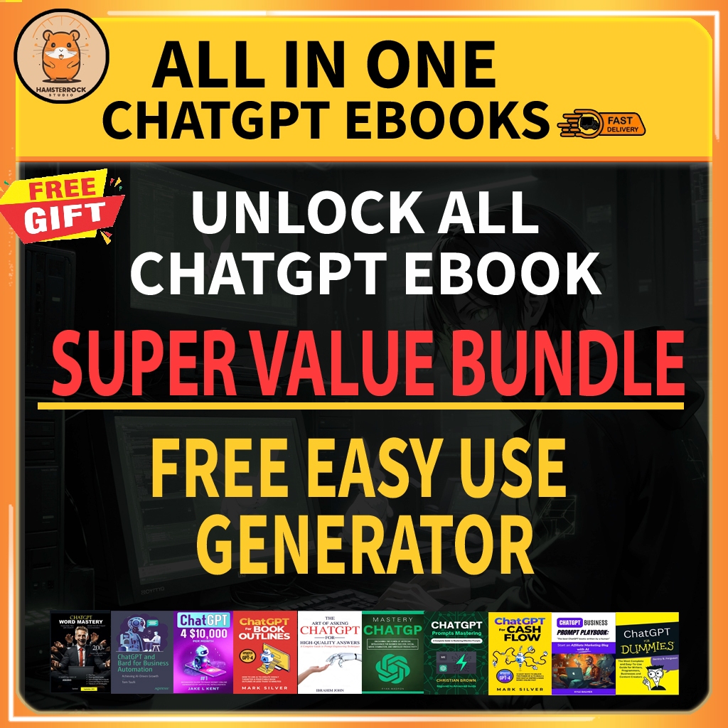 🔥[ChatGPT Ebooks Bundle]🔥Learn ChatGPT | ChatGPT 4 | ChatGPT Plus | ChatGPT Cheat Sheet | Open ...