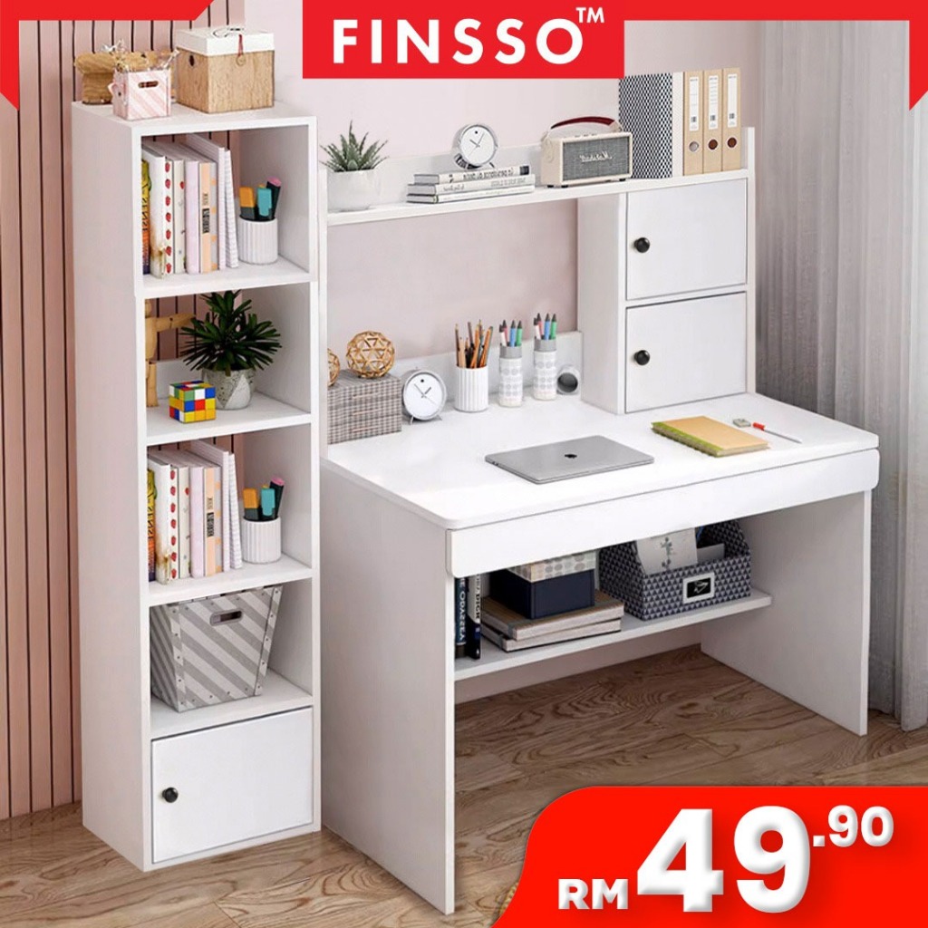 Study Table SET with Side Shelf/ Office desk study table with top /Side ...