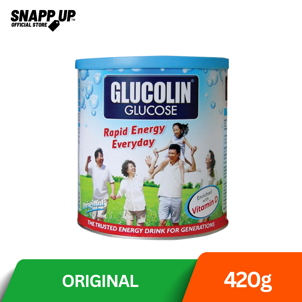 Glucolin Glucose Energy Drink Original/Blackcurrant/Orange 420g ...