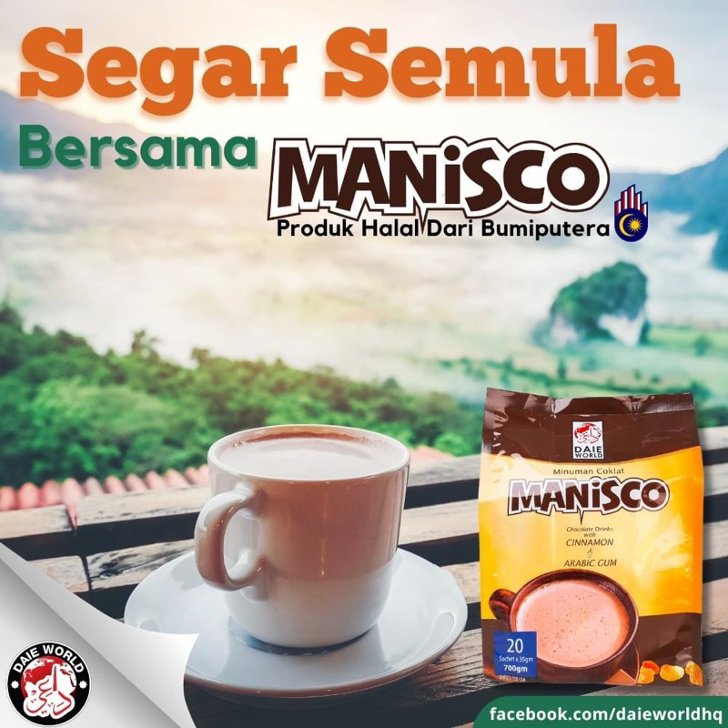 DAIE WORLD MANNA COFFEE / MINUMAN COKLAT MANISCO | Shopee Malaysia