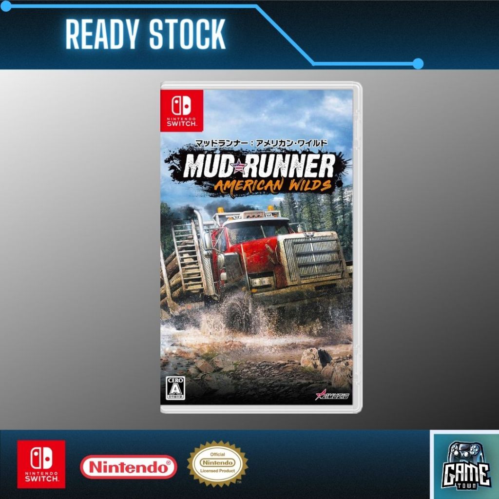 Nintendo Switch Spintires MudRunner American Wilds 旋转轮胎 泥泞奔驰 美州荒野版 ...