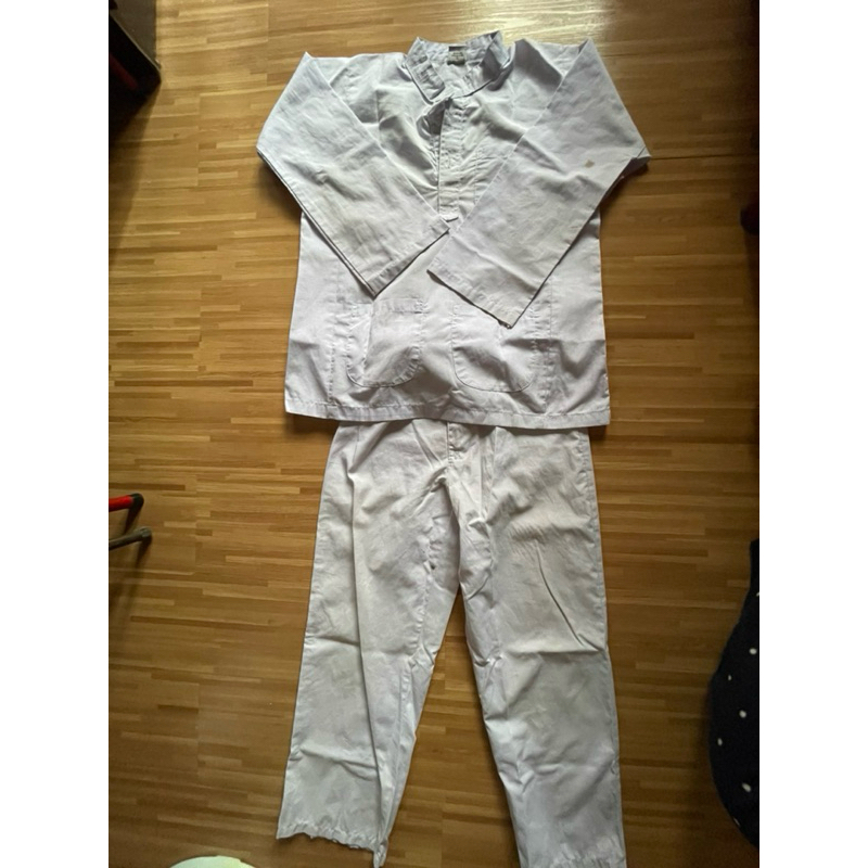 PRELOVED SET BAJU MELAYU BAJU SEKOLAH KAFA PUTIH | Shopee Malaysia