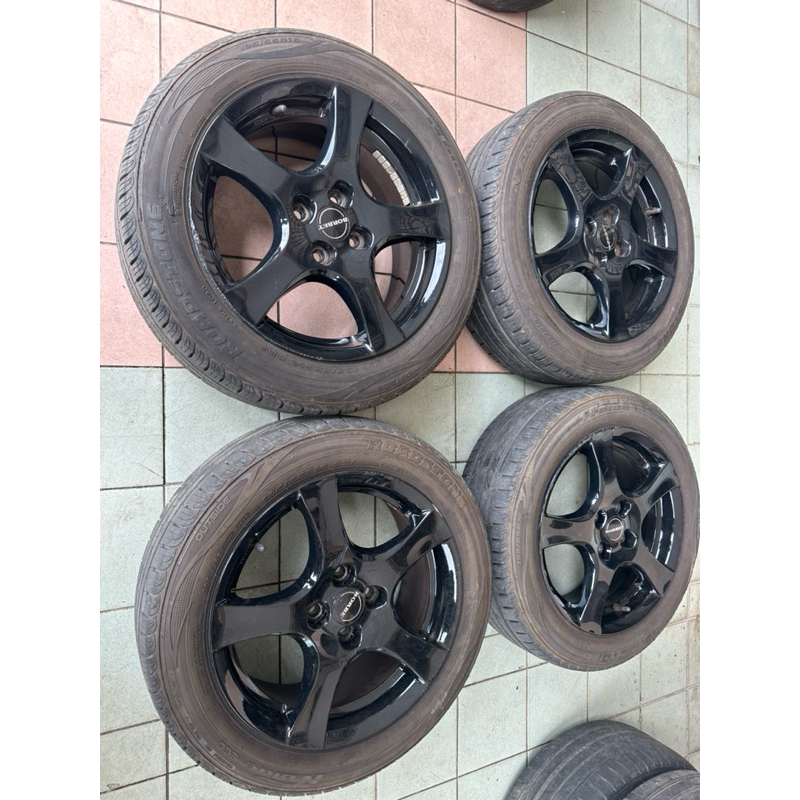 16 inch sport rim wheel pcd 100 4 hole mini cooper myvi alza ativa ...