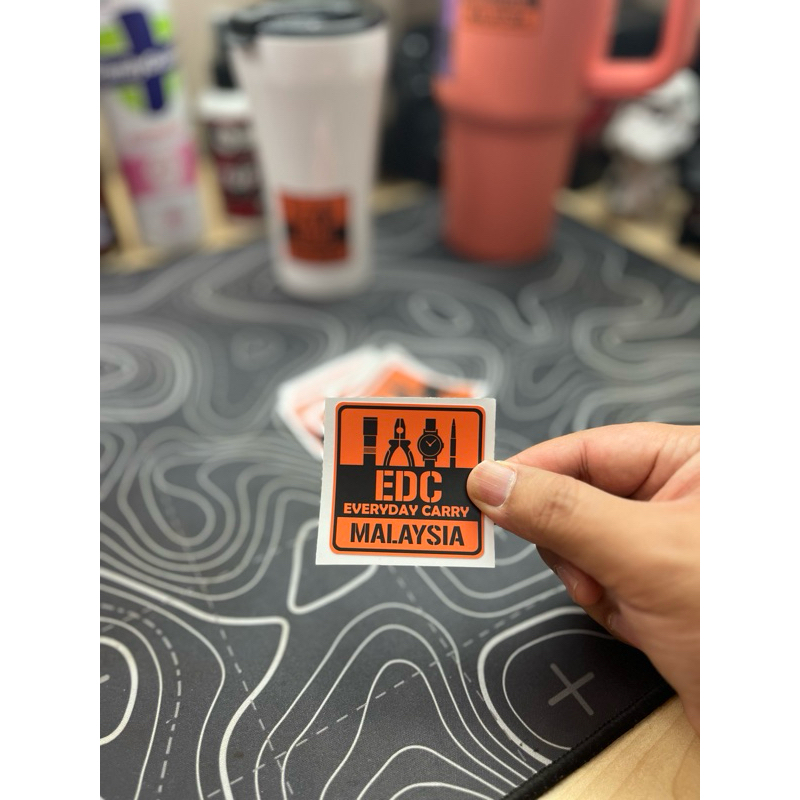 EDCMY Logo Sticker 2 inch | Shopee Malaysia